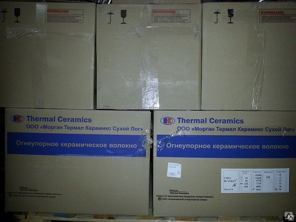Стекловолокно огнеупорное керамическое Cerachem tm Blanket купить за 3 ...