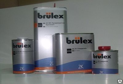 Лак 2К-HS прозрачный Brulex 5 л, цена в Владивостоке от компании ИМТЕХ
